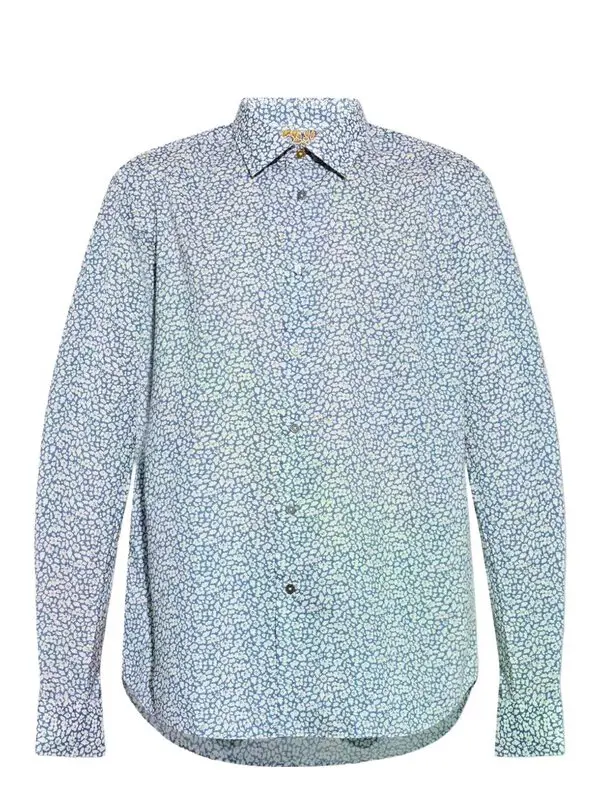 Paul Smith Floral-print Shirt - Blue