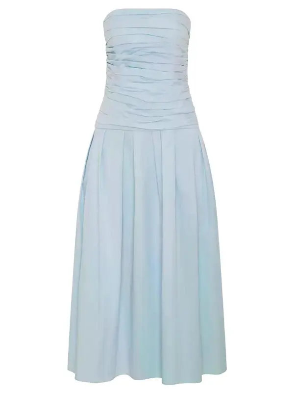 Anna Quan Strapless Dress - Blue