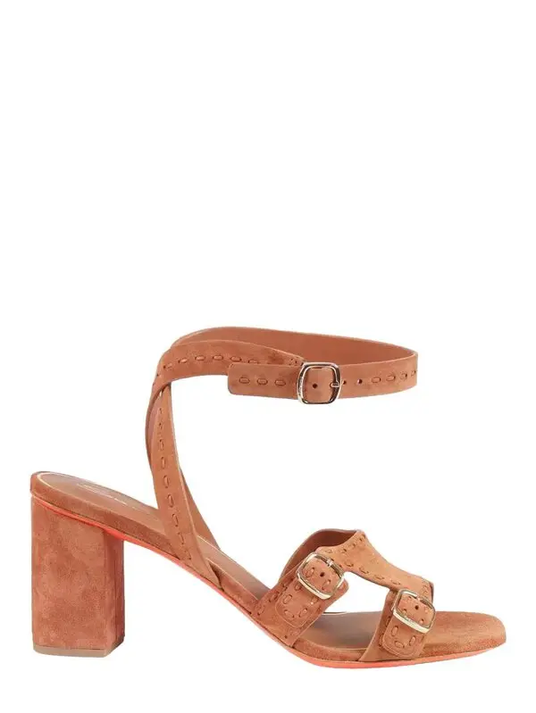 Santoni Buckle-detail Sandals - Brown