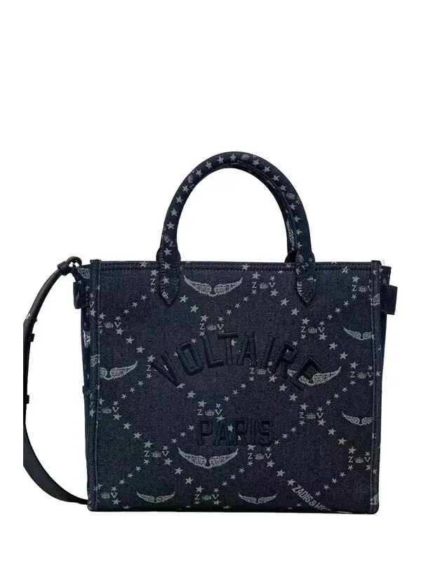 Zadig&Voltaire Patterned Tote Bag - Blue