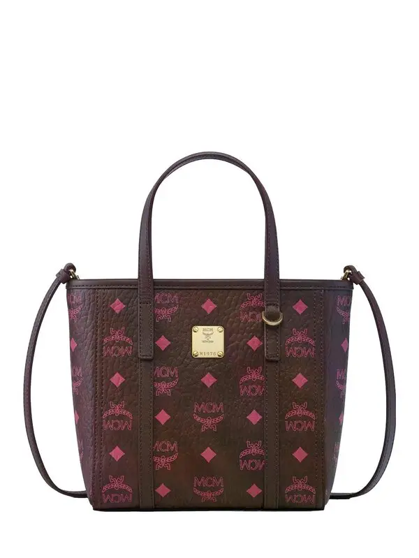 Mcm Visetos Toni Tote - Brown