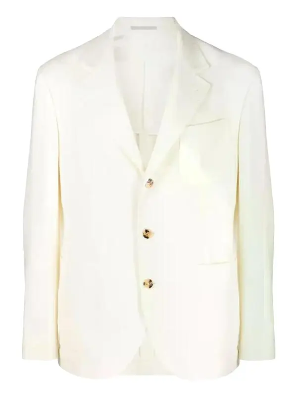 Brunello Cucinelli Single-breasted Blazer - Neutrals