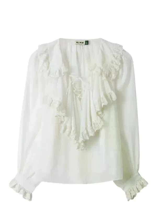 Rixo Milia Blouse - White
