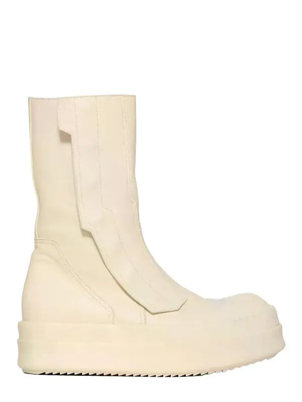 Rick Owens Temple Moto Turbogeo Boots - Neutrals