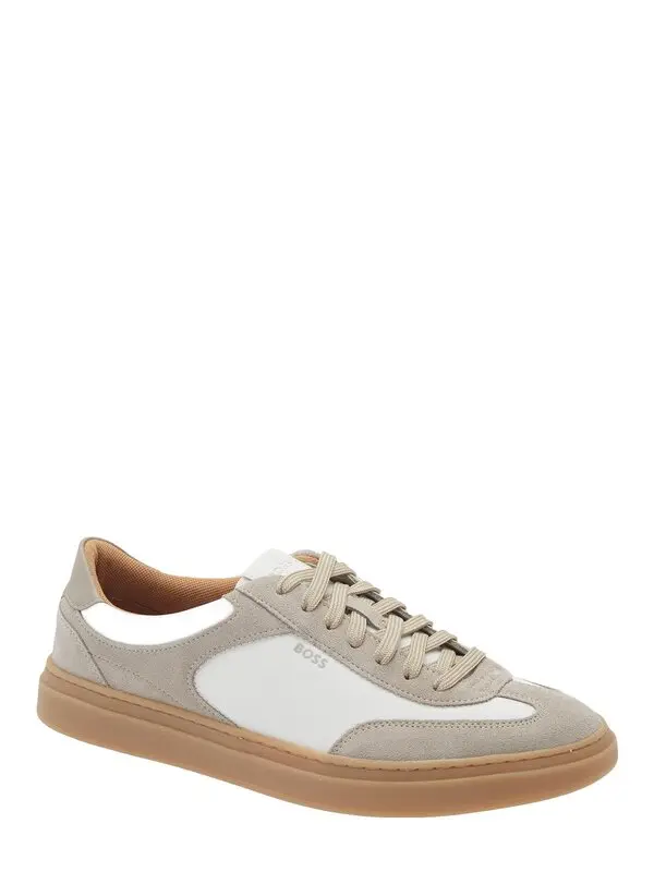 BOSS Kieran Low Top Sneakers - Medium Beige