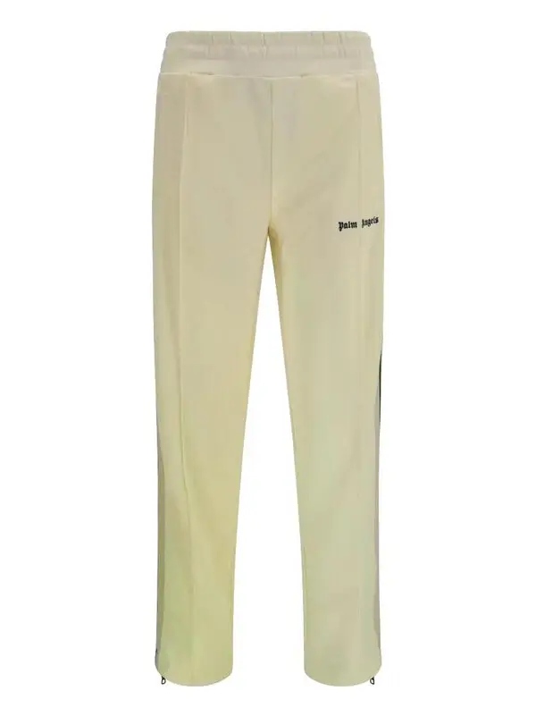 Palm Angels Logo-print Side-stripe Track Pants - Neutrals