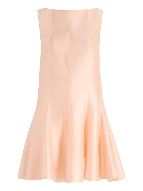 Khaite Mags Dress - Light Peach
