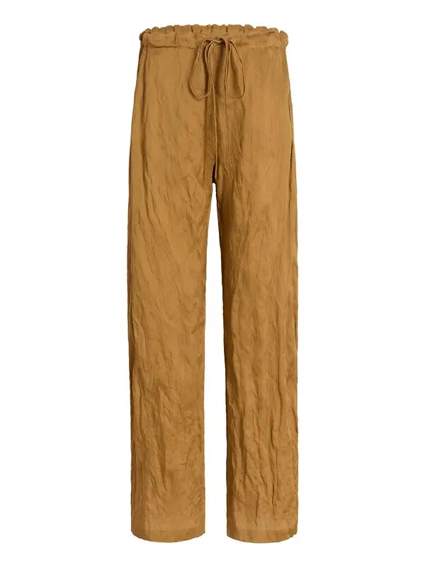 Khaite Rohen Pant - Golden Ochre
