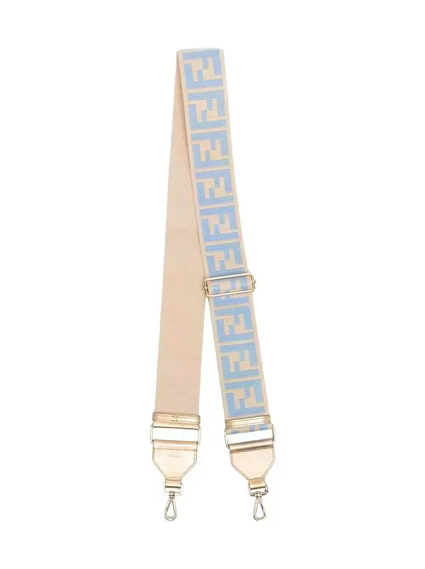 Fendi Logo-print Bag Strap - Neutrals