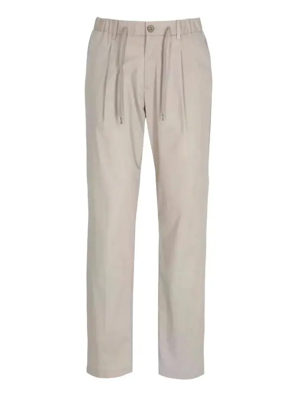 Herno Pleated Trousers - Neutrals