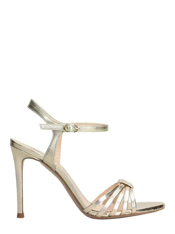 Roberto Festa Regen Strappy Metallic Leather Sandals - Gold