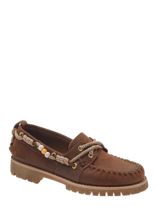 GOLDEN GOOSE Cruise Beaded Loafer - Light Brown