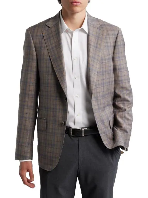 HERITAGE GOLD Slub Wool Sport Coat - Tan