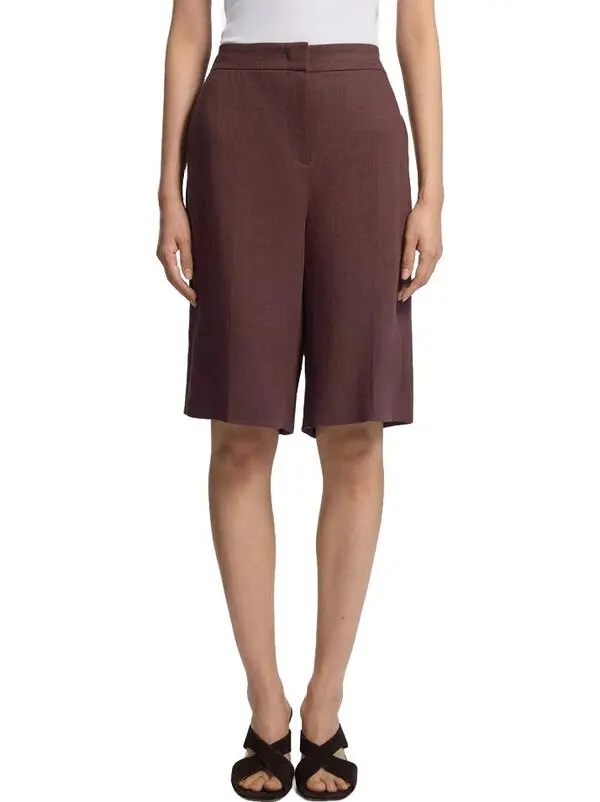 BOSS Tianala Wide Leg Shorts - Mocha