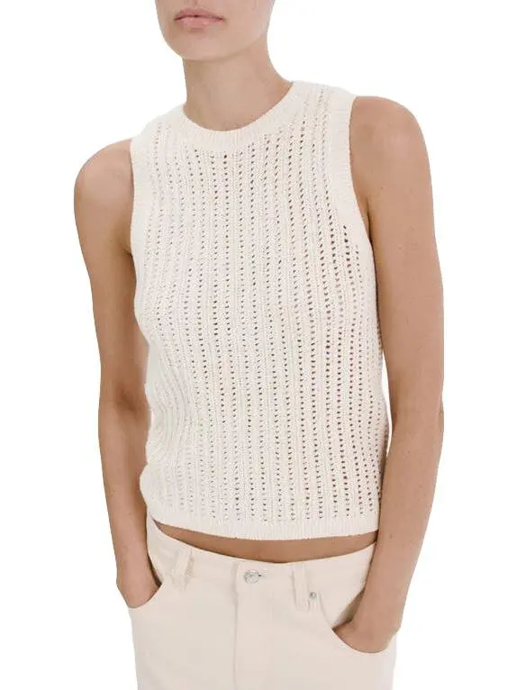 Mango Sito Top - Ecru