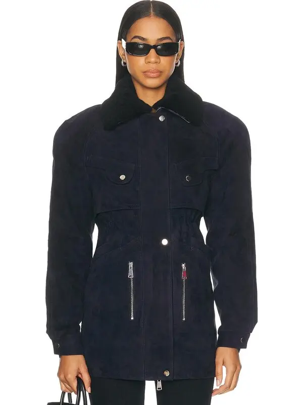 KAREN ARCANJO Tyla Jacket - Navy