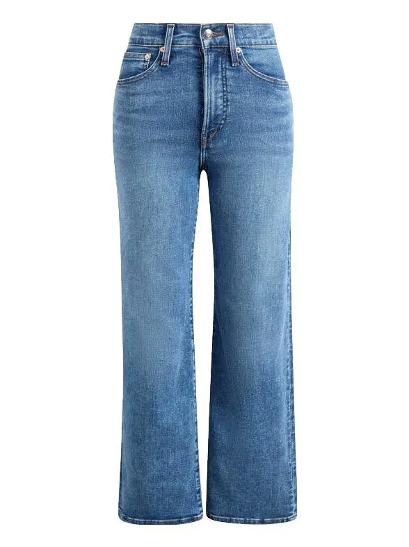 Madewell The Wide-leg Crop Jeans - Oneida Wash
