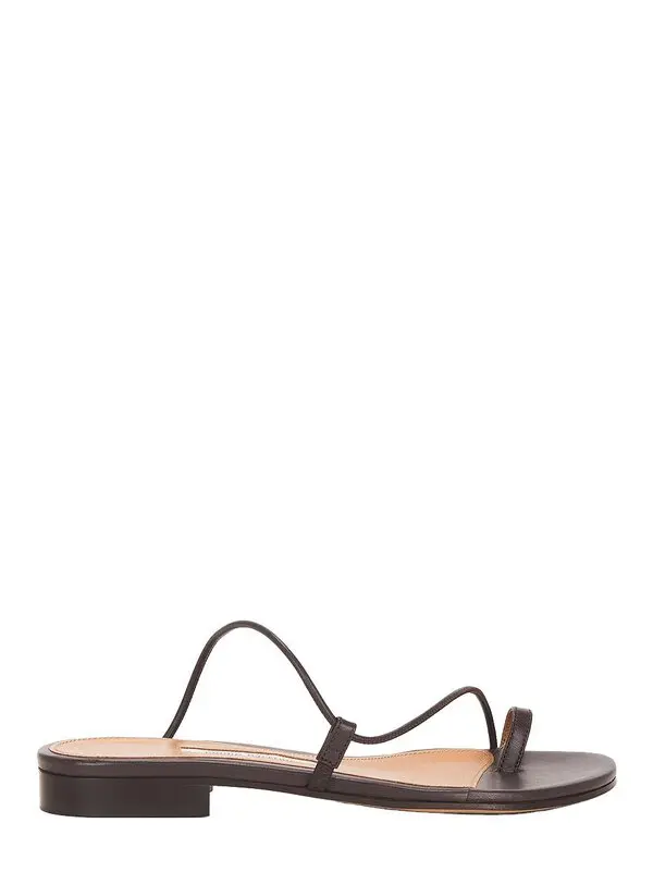 EMME PARSONS Susan Slide - Espresso Nappa