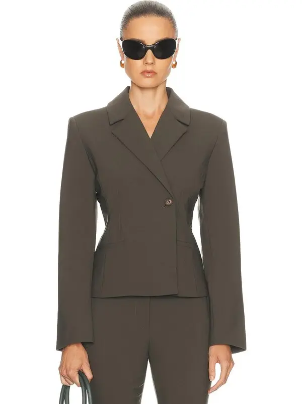 EAVES Ragni Blazer - Olive Smoke