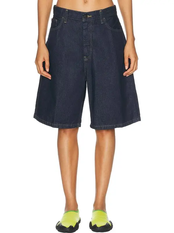 Carhartt Work In Progress Brandon Short - Blue Rinsed