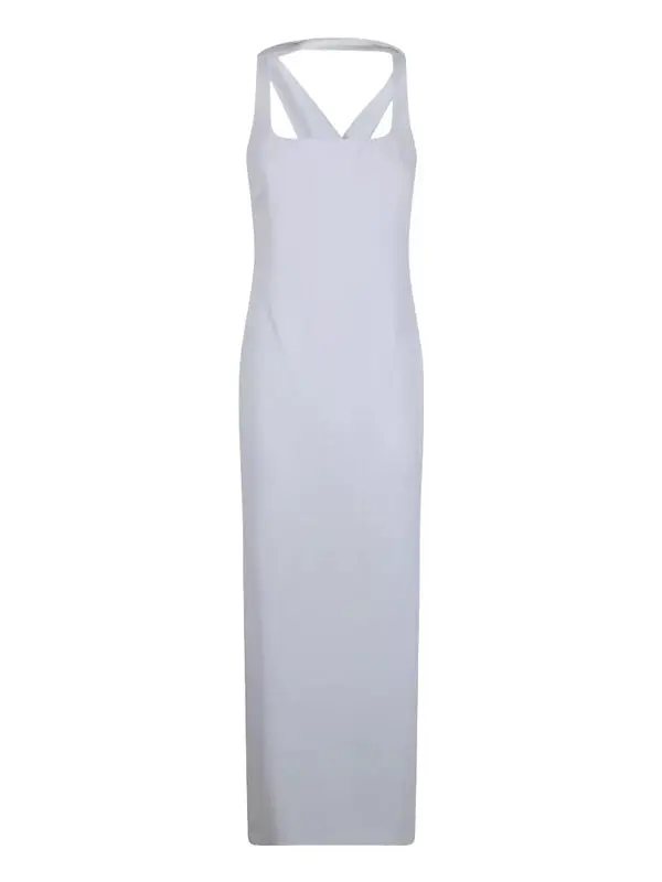 Ralph Lauren Twist-back Slit-detail Dress - White