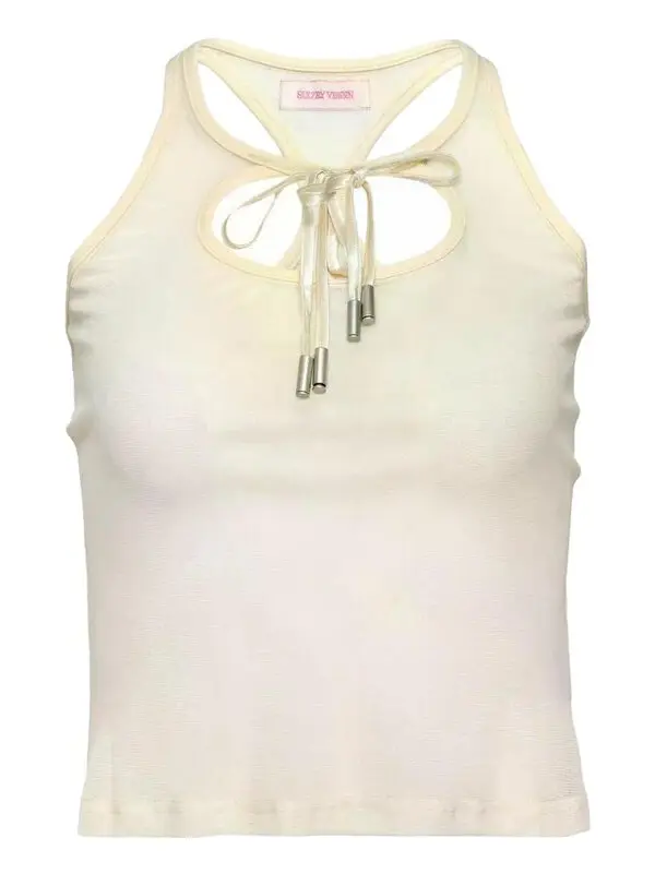SULTRY VIRGIN Sleeveless Tank Top - Neutrals