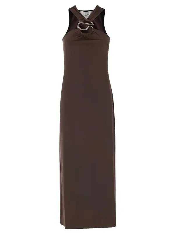 Coperni Sleeveless Maxi Dress - Brown