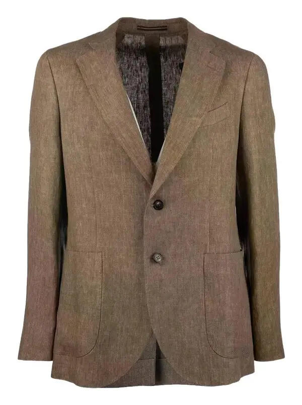 Incotex Single-breasted Jacket - Brown