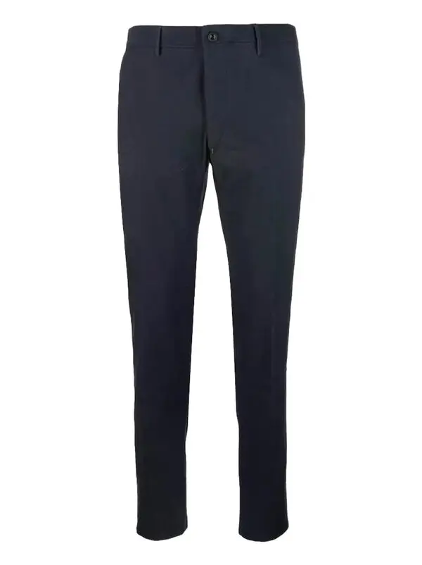 Incotex Pressed-crease Slim-fit Trousers - Blue