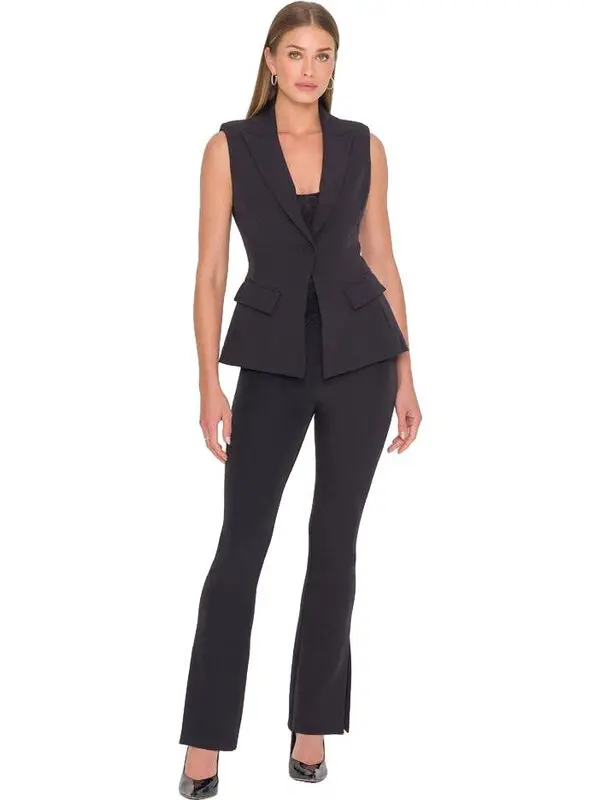 Generation Love Benita Slit Full Length Trousers - Black