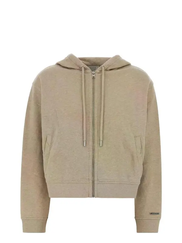 Maison Kitsuné Zip-up Hoodie - Neutrals