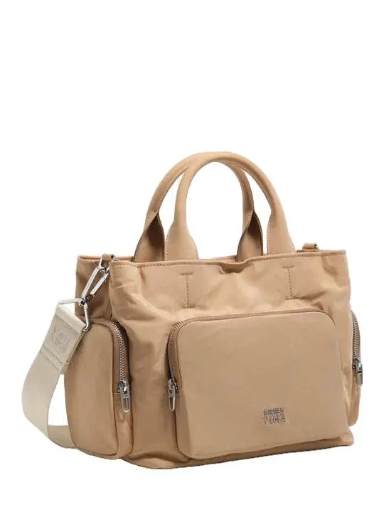 Bimba Y Lola Medium Nylon Multiposition Crossbody Bag - Camel