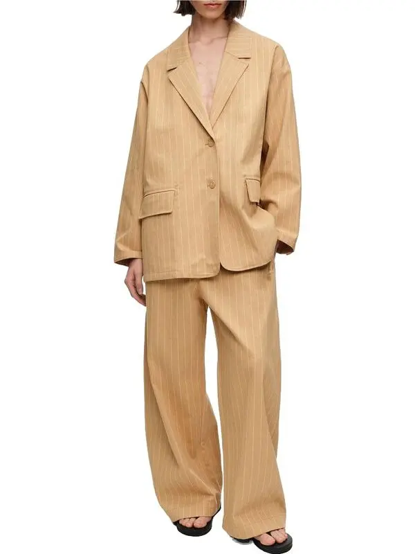 Bimba Y Lola Double-breasted Tailored Jacket - Ochre