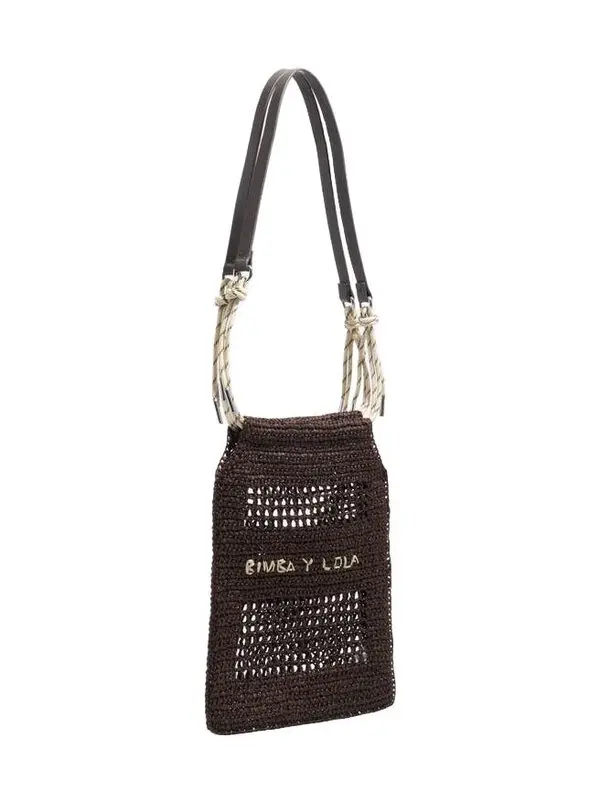 Bimba Y Lola Soft Paper Mini Bag - Chocolate