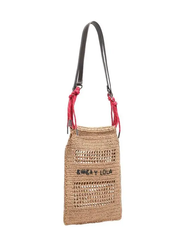 Bimba Y Lola Soft Paper Mini Bag - Natural