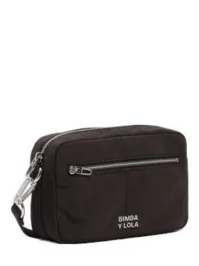 Bimba Y Lola Compact Nylon Crossbody - Charcoal