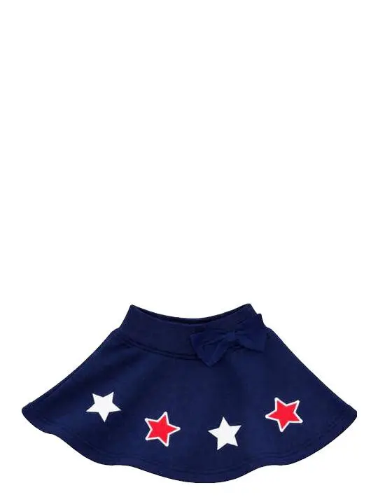 BITS & BOWS Bow Skort - Navy Blue