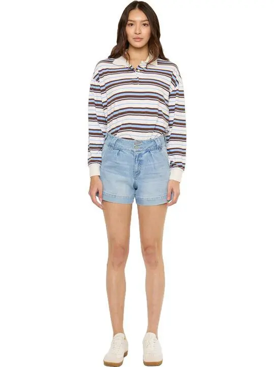 KANCAN High-rise Denim Shorts - Light Wash