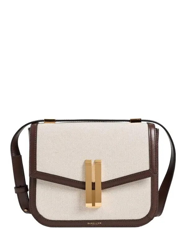 DEMELLIER Vancouver Handbag - Saltpepper/mocha