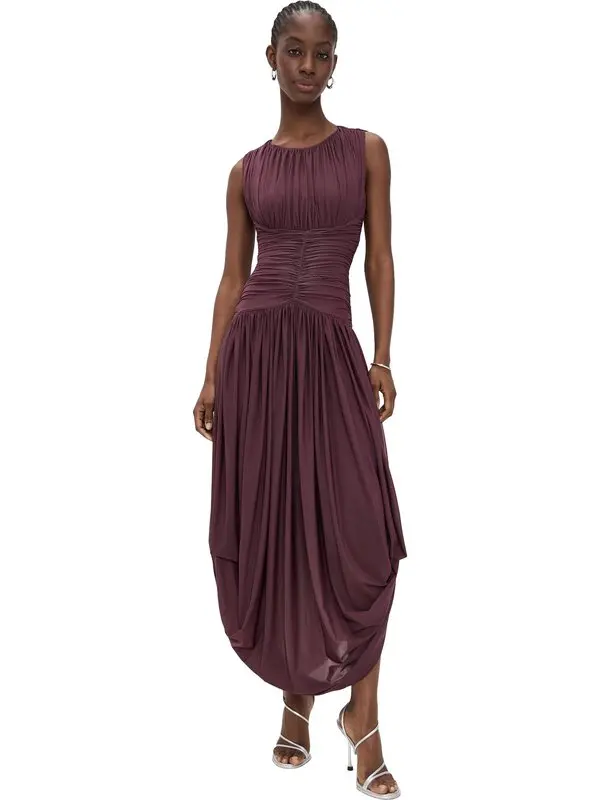 MAYGEL CORONEL Atrio Maxi Dress - Fig