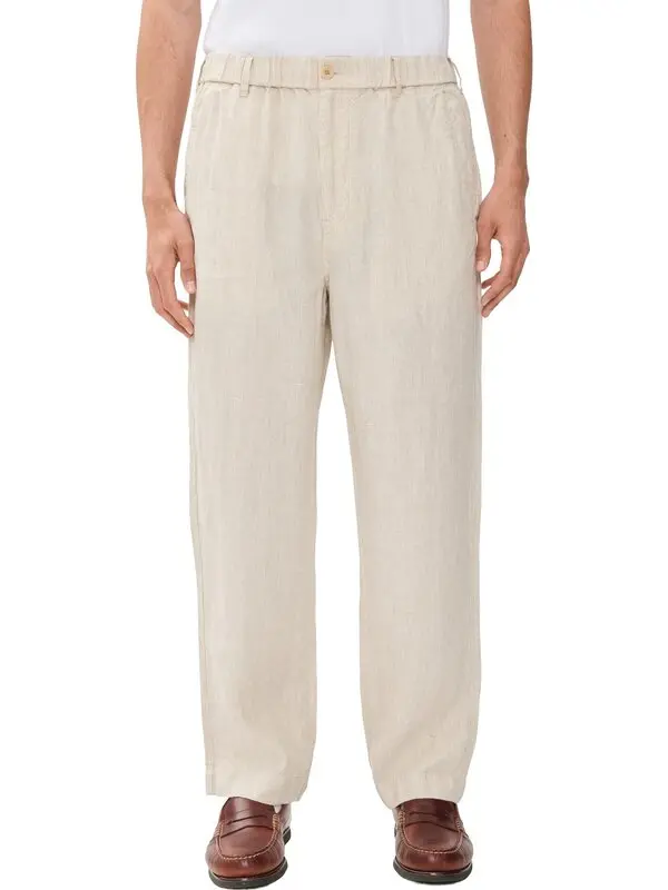 Madewell Linen Back Pants - Bleached