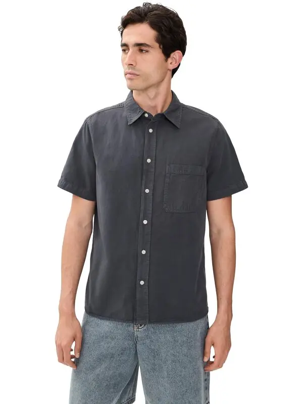 Citizens Of Humanity Short Sleeve Cairo Shirt - Slate