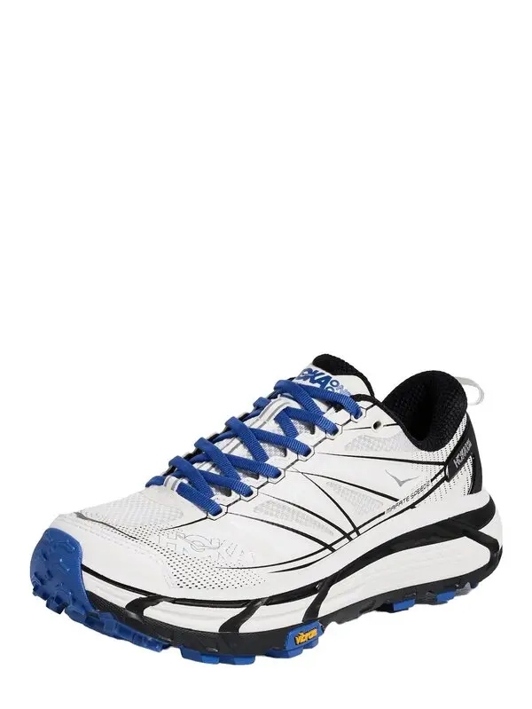 HOKA® Mafate Speed 2 Sneakers - White/cobalt Blue