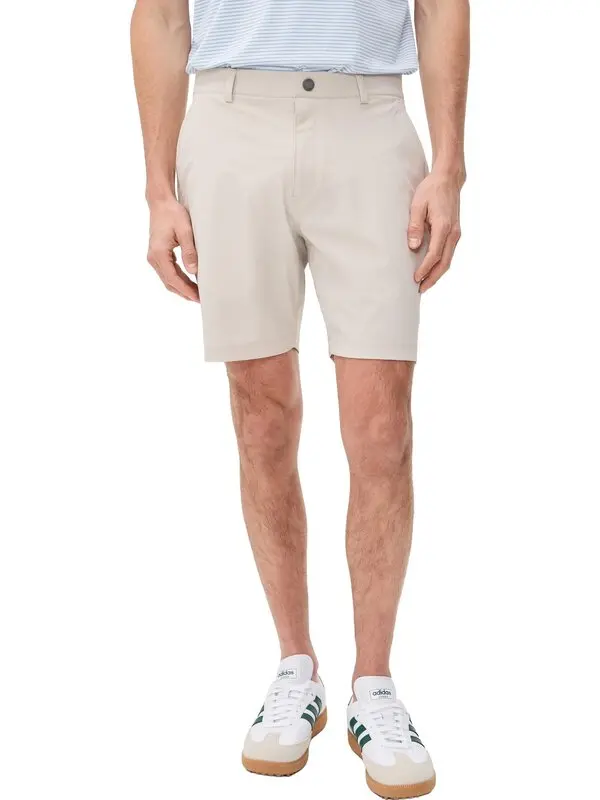 REDVANLY Hanover Pull-on Shorts - Stone
