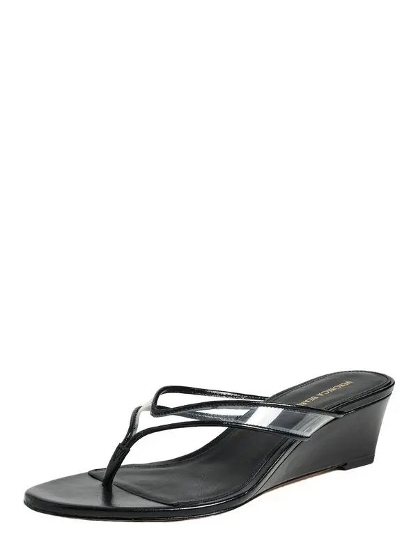 Veronica Beard Clea Wedges - Clear/black