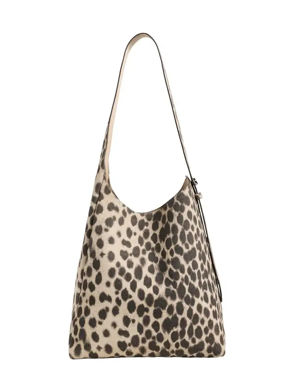 Tory Burch Romy Suede Hobo Bag - Cheetah Spots