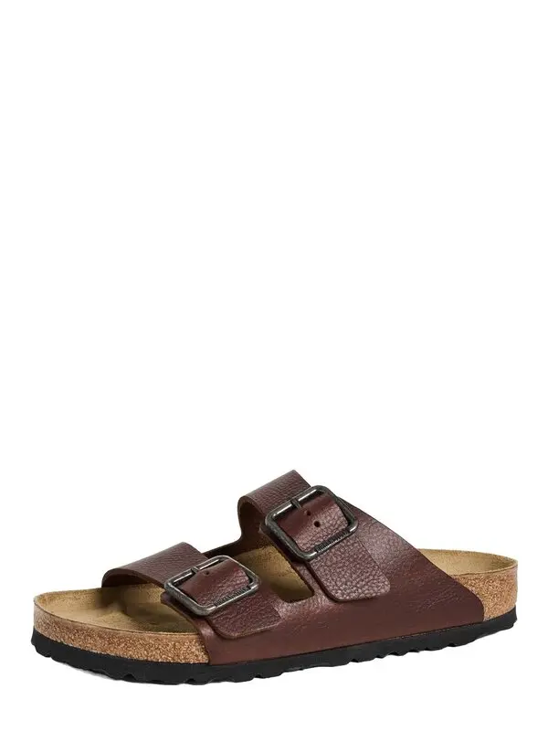 BIRKENSTOCK Arizona Wire Buckle Vintage Sandals - Roast