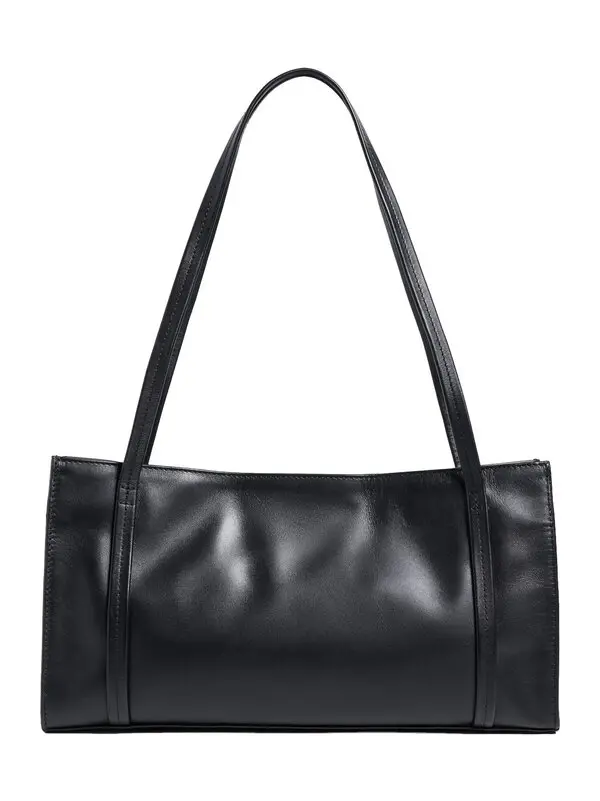 ST. AGNI Minimalist Shoulder Bag - Black