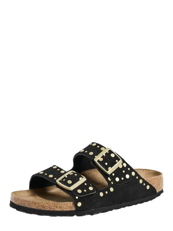 BIRKENSTOCK Arizona Rivets Sandals - Black