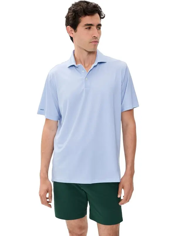 Rlx Ralph Lauren Beekman Deco Lightweight Airflow Jersey - Fall Blue Beekman Deco